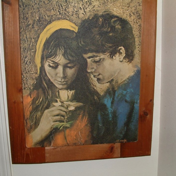 Sandu Liberman | Wall Decor | Sandu Lieberman Sweethearts And Flower ...